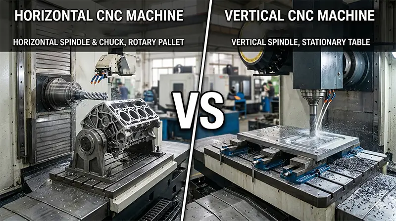 Sundi - Horizontal vs. Vertical CNC Machines: What’s the Difference?